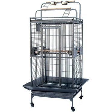 Deluxe Extra Strong XX-Large 40"L x 30"W x 66.5" H Wrought Iron Castle ...