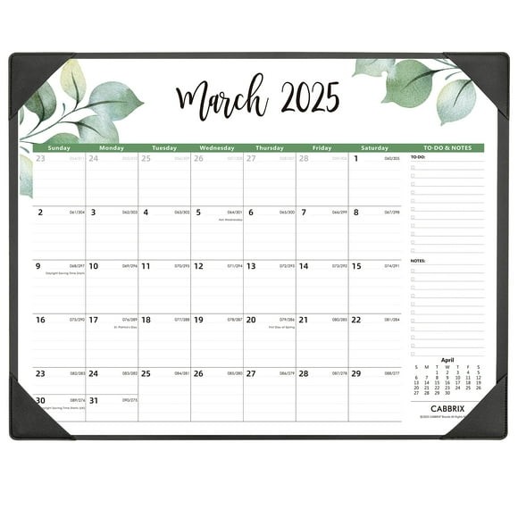 Desk Calendar Cover Plastic