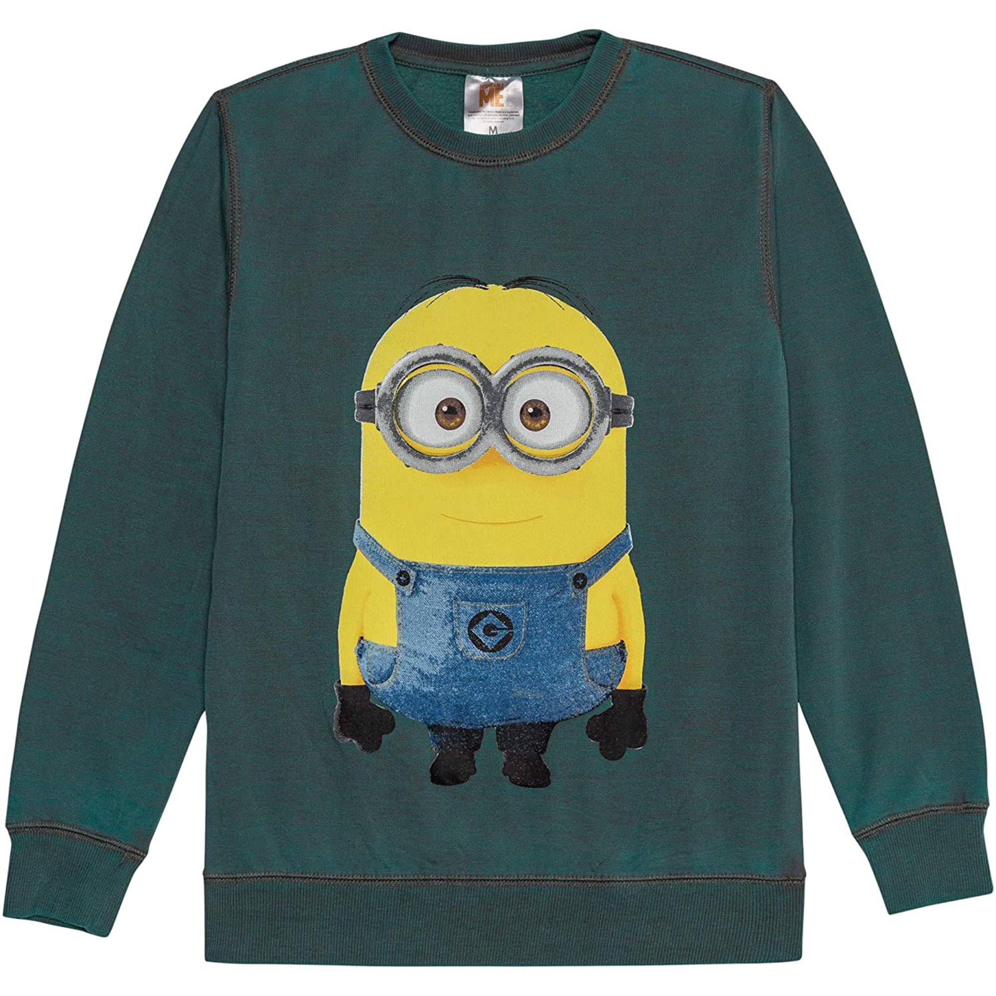 Large Despicable Me Minion Crew Pullover Sweater for Boys - Walmart.com