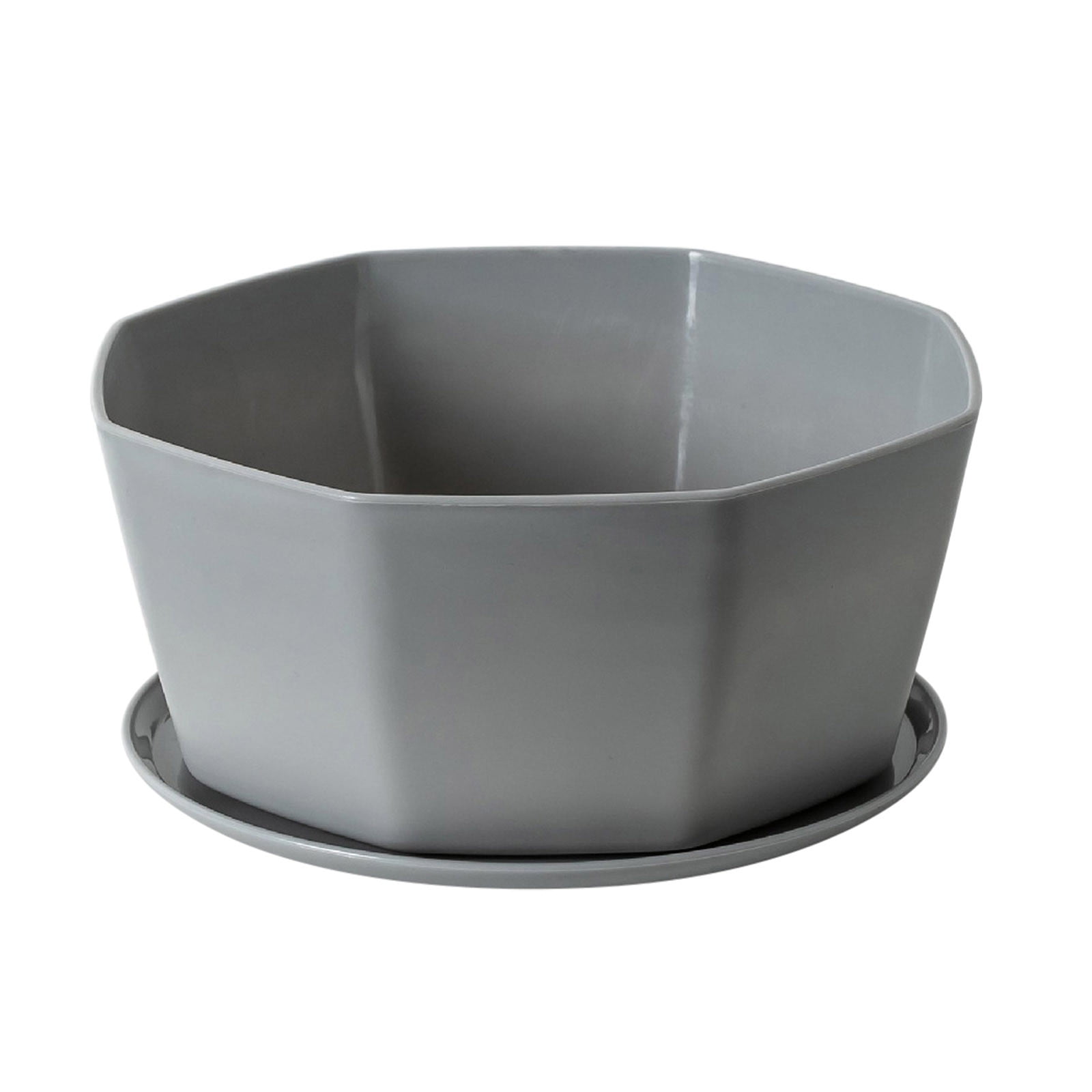 Large Diameter Flower Pots - with Drainage Hole, Sturdy PP, for Herbs ...