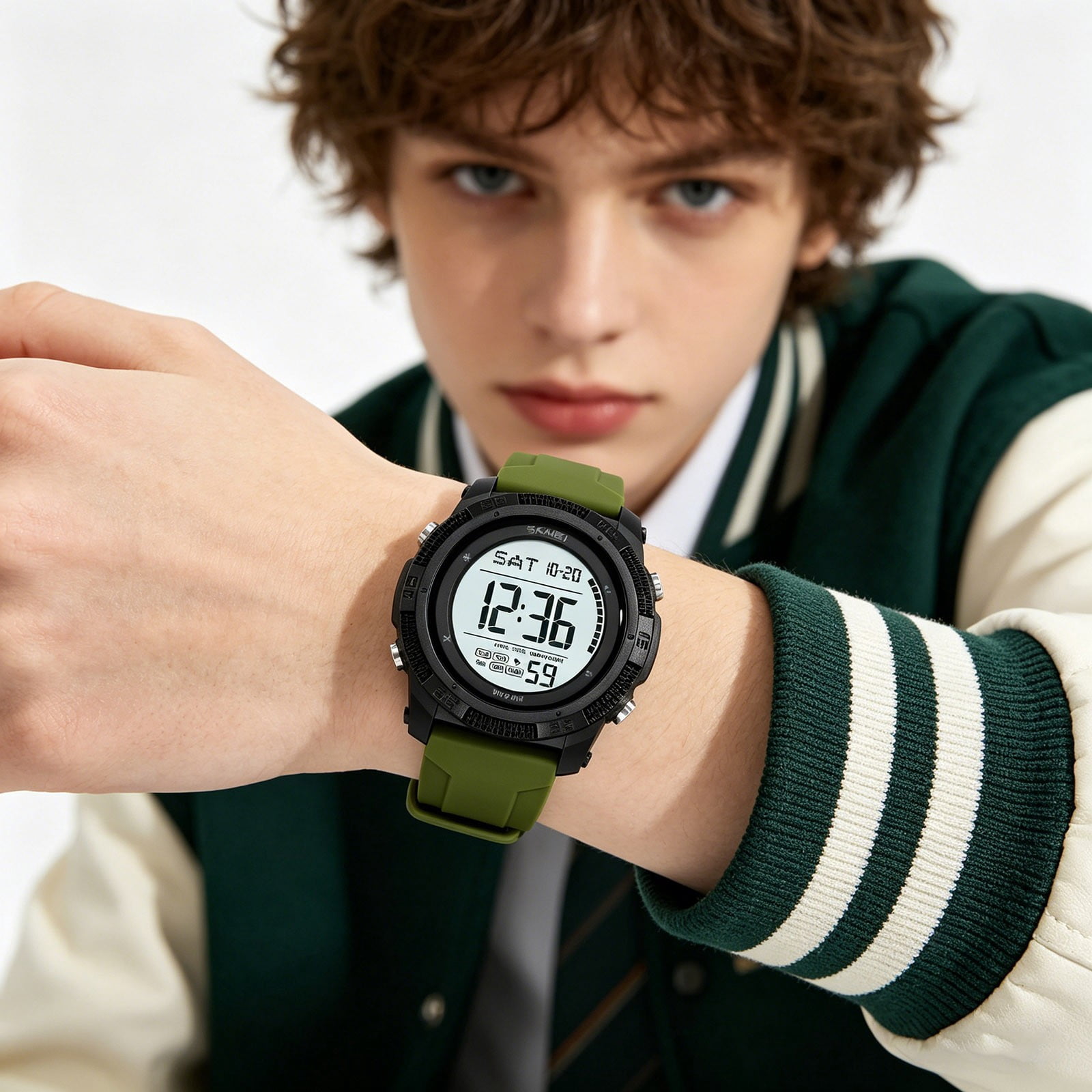 Large Digit Sports Electronic Watch, clear big number vision, practical ...