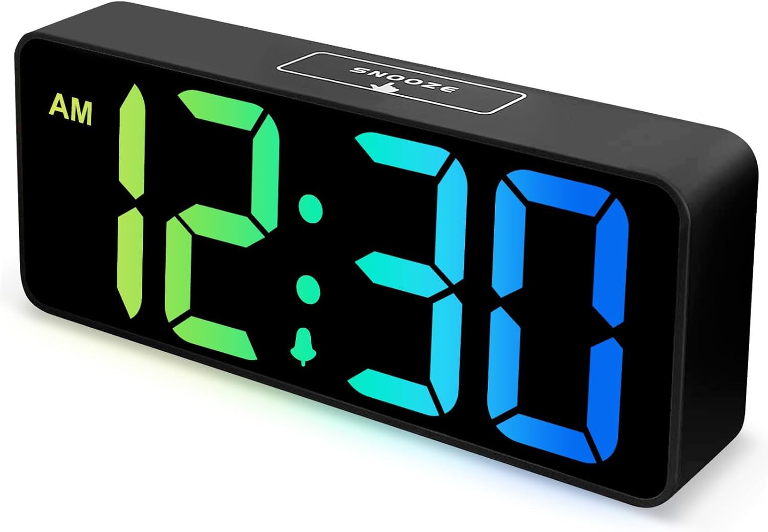 Large Digital Alarm Clock Big Numbers for Seniors & Visually Impaired ...