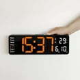 Large Digital Clock, Wall Desk Clock, 13 Inch Display with Temperature ...