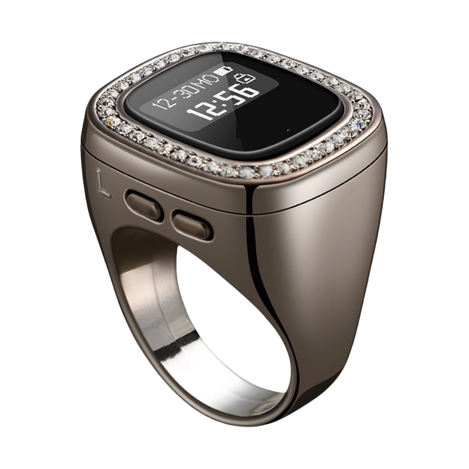 Large Digital Finger Counter Rings with Azan Alarm & Vibration Reminder ...