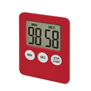 Mainstays Digital Kitchen Timer, Magnetic Countdown Count up Timer with ...