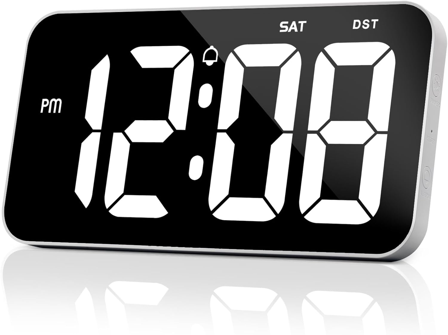 Large Digital Wall Clock, 11 Inch Clocks with USB Charge(Adapter ...