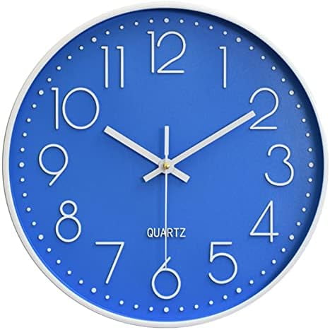 Large Digital Wall Clock 12 Inch Simple Silent Wall Clocks Decorative ...
