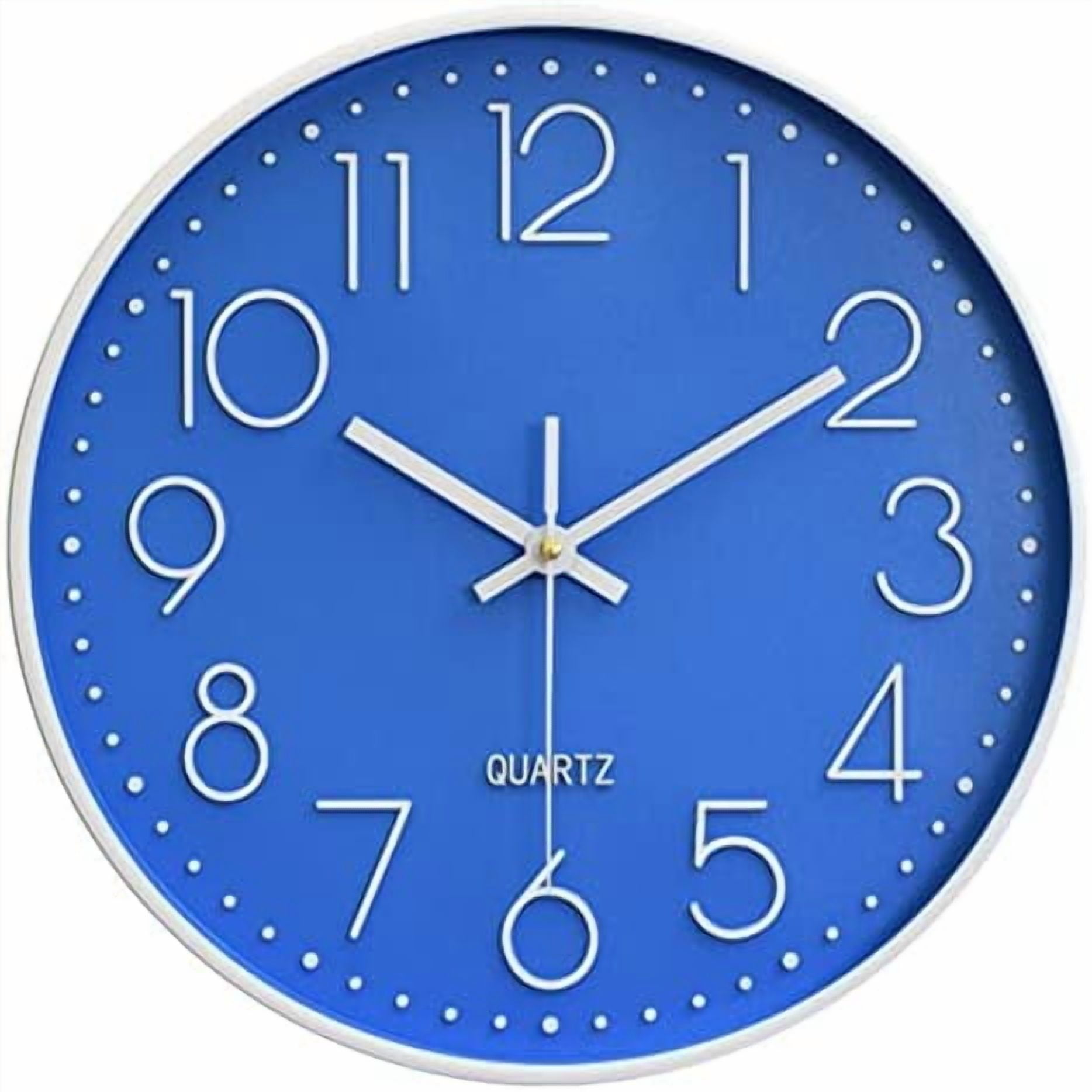 Large Digital Wall Clock 12 Inch Simple Silent Wall Clocks Decorative ...