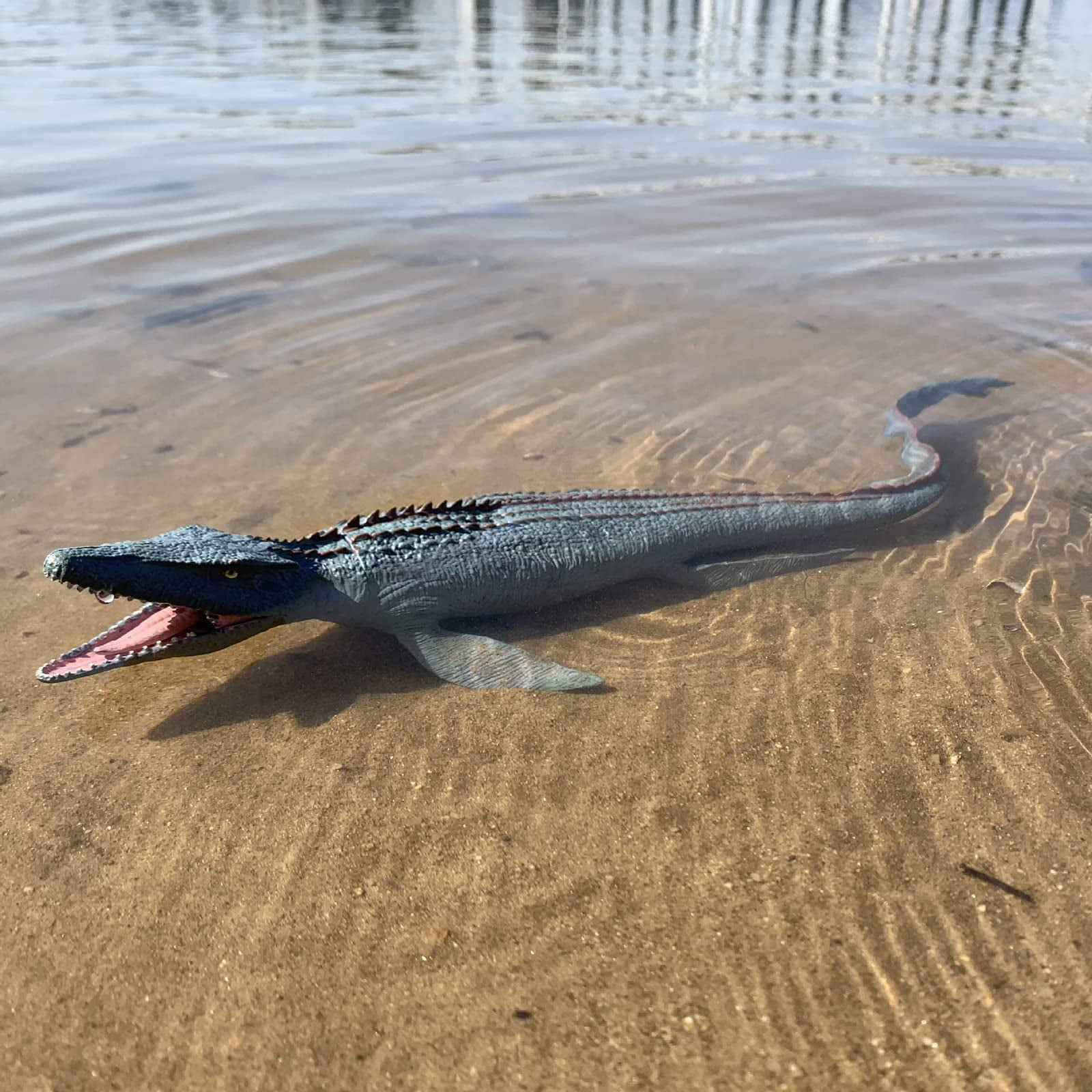 Large Dinosaur Figure Mosasaurus Toy, Realistic Deep Sea Monster ...