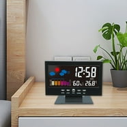 8082T Digital Clock Weather Forecast Perpetual Calendar LED Color ...