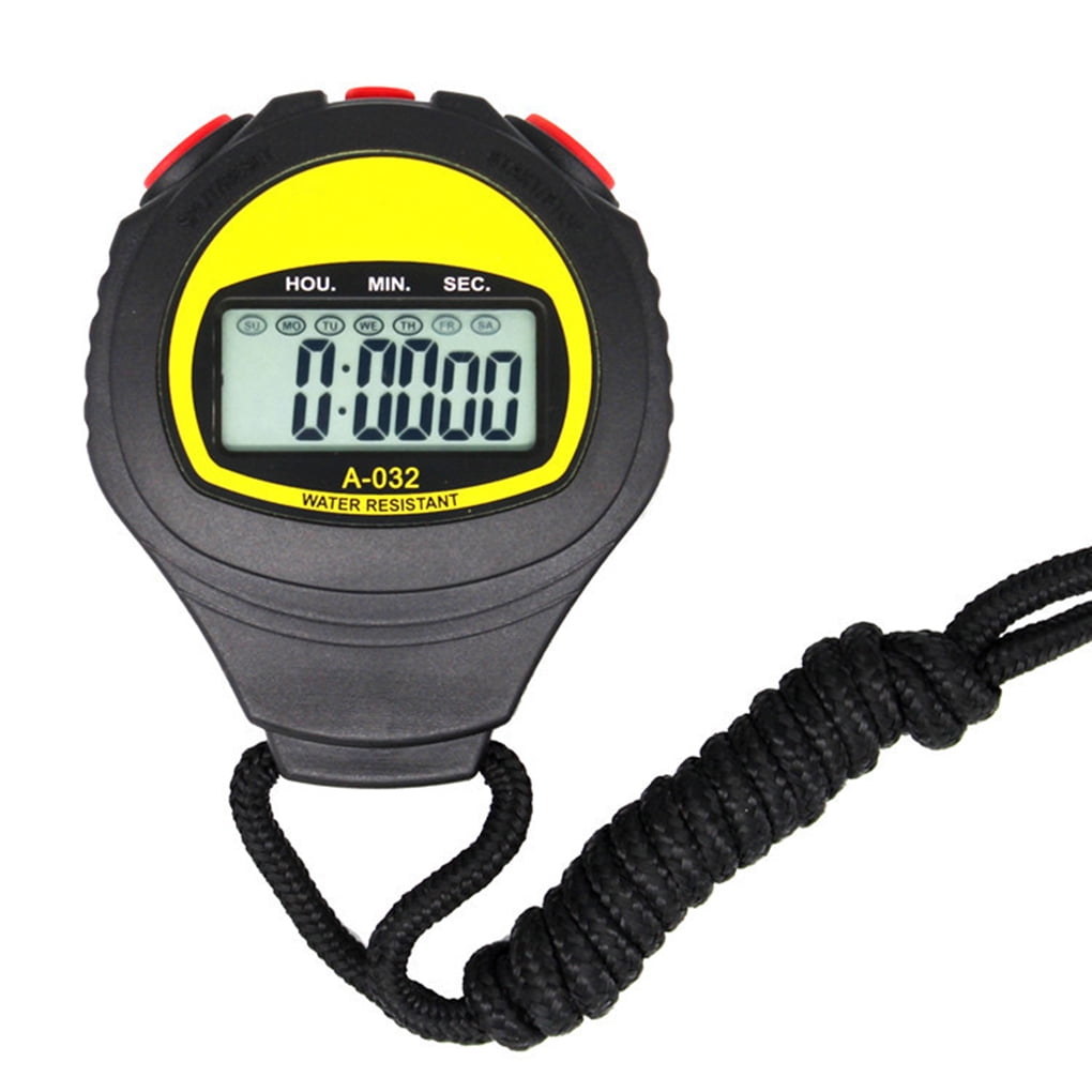 Sonceds Large Display Electronic Stopwatch Professional Running Timer ...