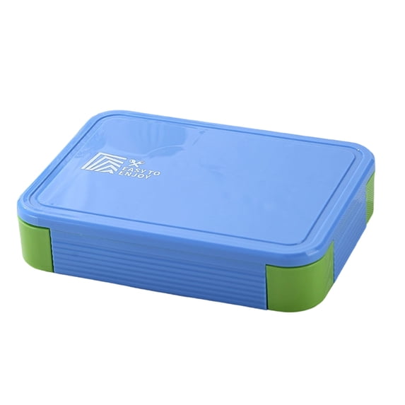 Large Divided Lunch Box Heat Resistant Plastic Compartmentalized Design ...