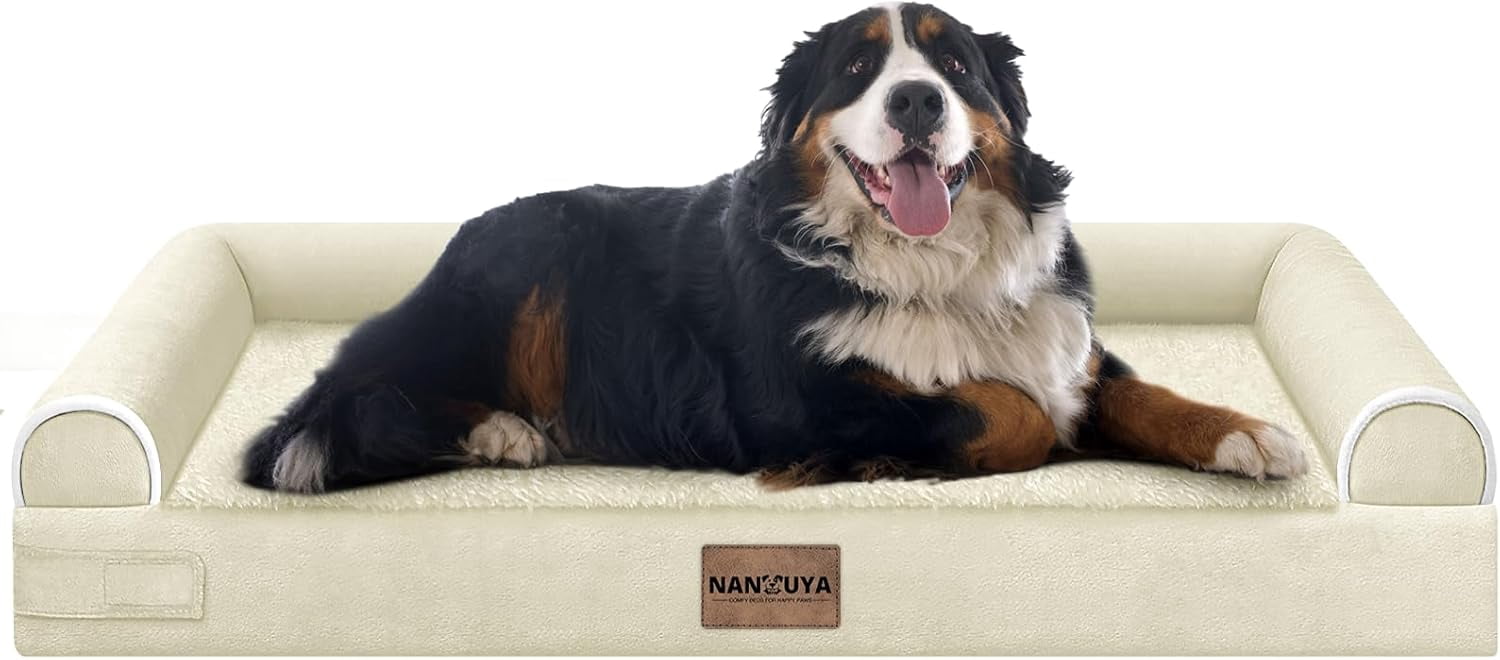 Large Dog Bed Orthopedic Washable: Jumbo Dog Bed Bolster Extra Large ...