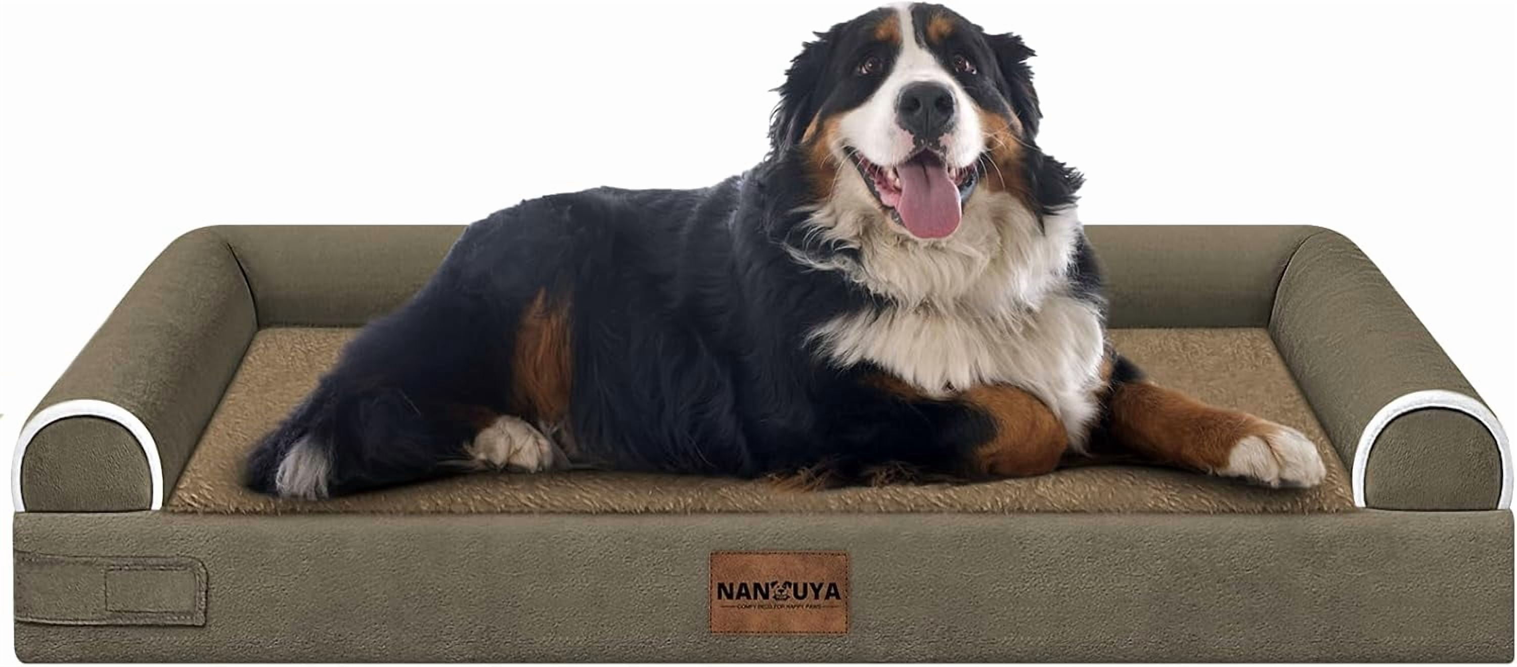 Large Dog Bed Orthopedic Washable: Jumbo Dog Bed Bolster Extra Large ...