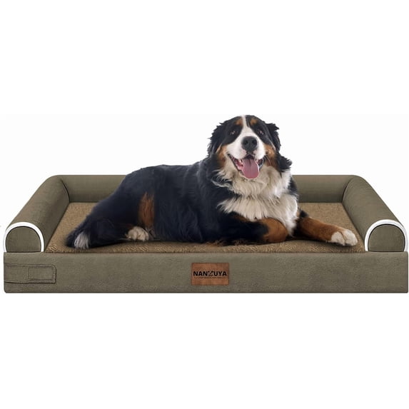 Large Dog Bed Orthopedic Washable: Jumbo Dog Bed Bolster Extra Large ...