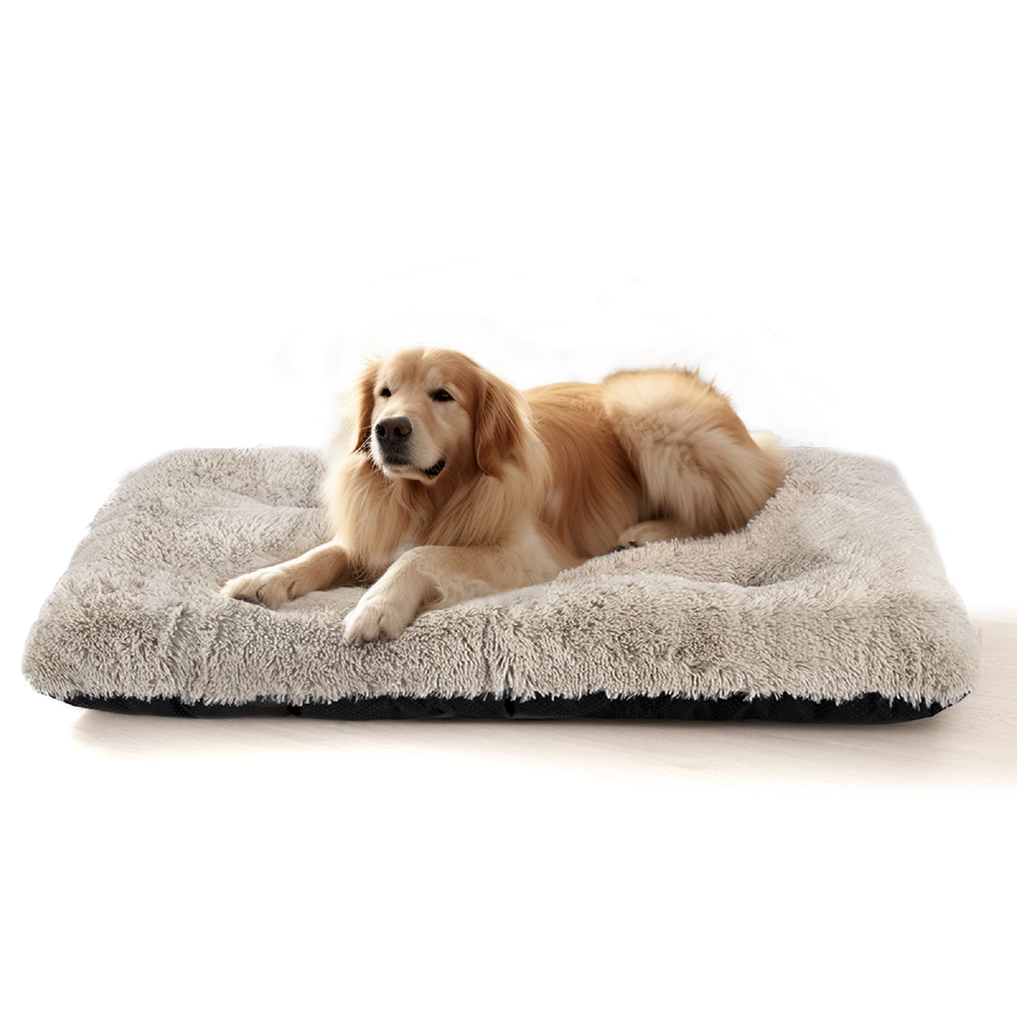 Large Dog Bed, Plush Pet Bed Fluffy, Washable Pet Mat with Non-Slip ...