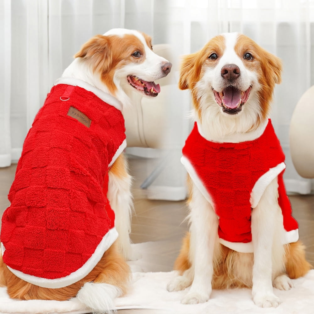 Large Dog Clothes, New Arrival Plush and Fleece Outerwear for Big ...