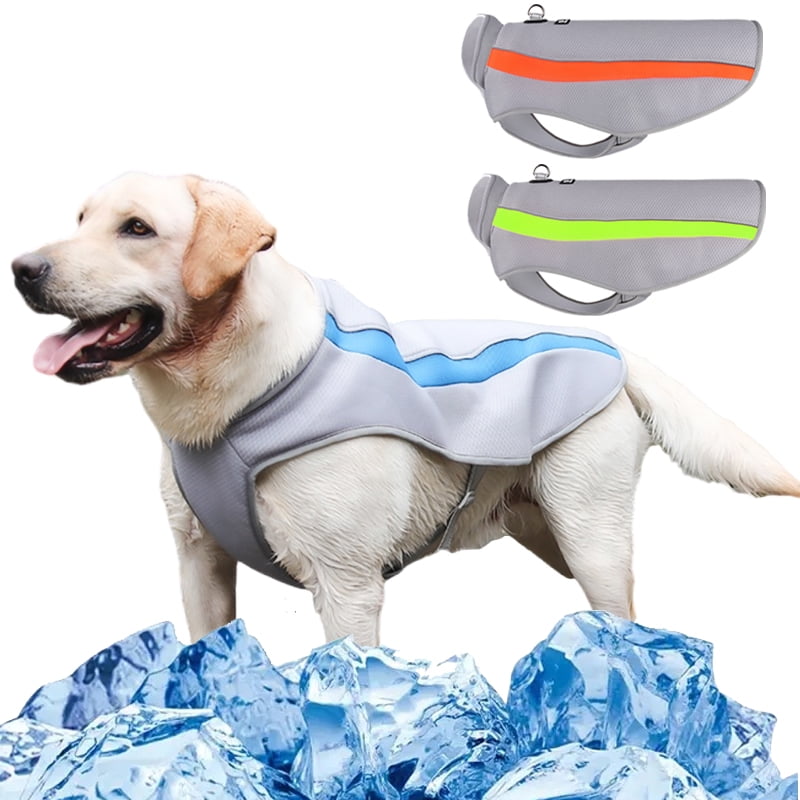 Large Dog Cooling Harness Vest, Reflective Pet Jacket, Outdoor Dogs ...