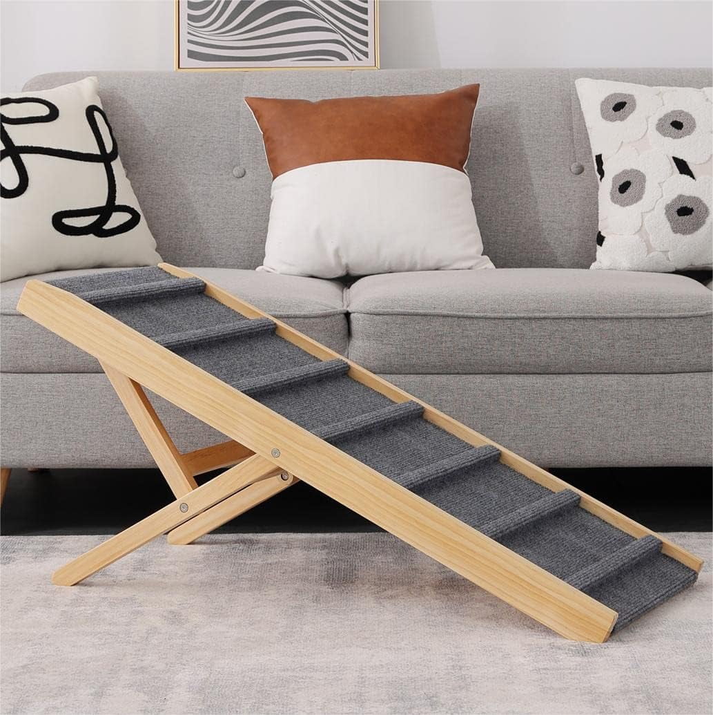 Large Dog Pet Ramp Stairs for Bed Couch Car Truck SUV,Dog Pet Ramp for ...
