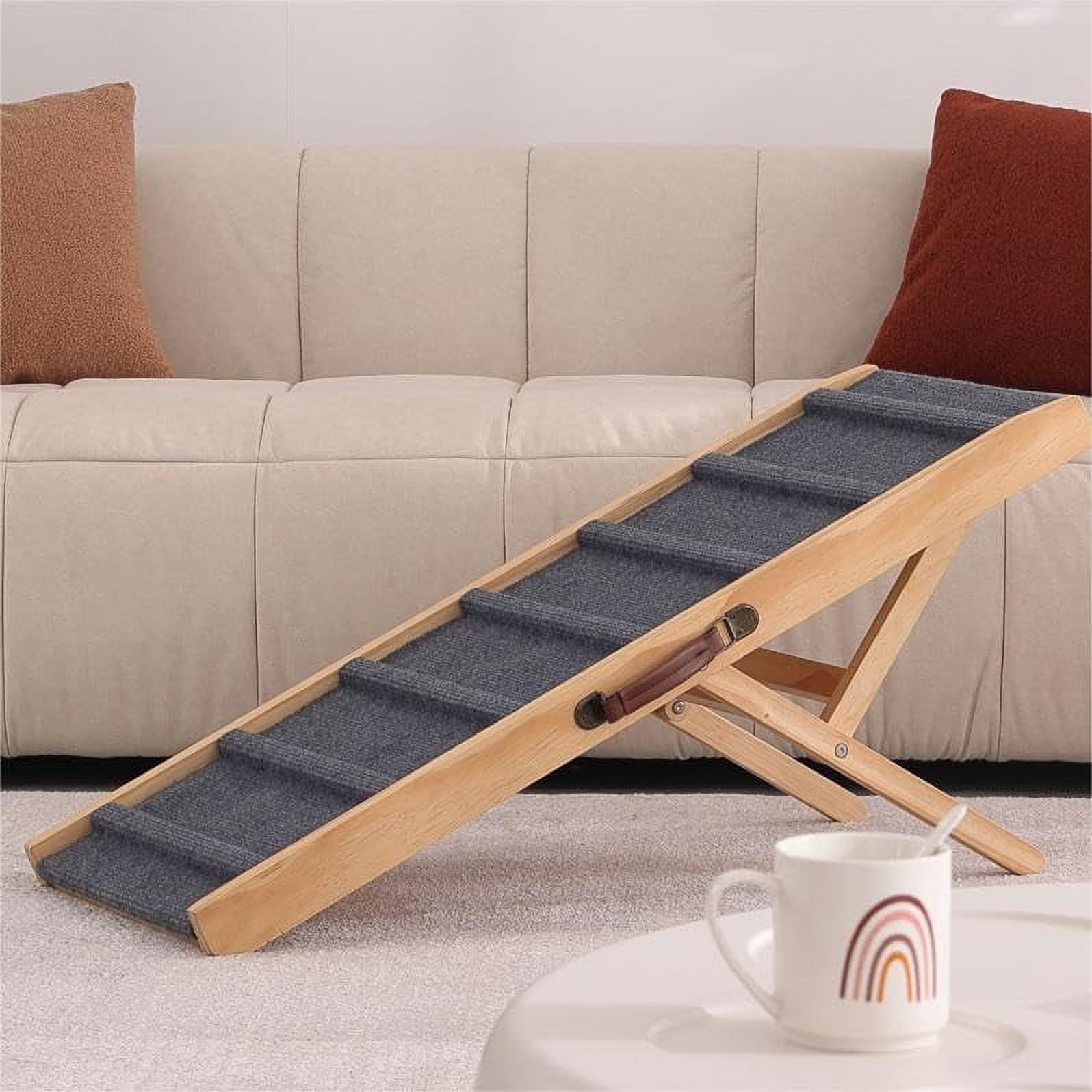 Large Dog Pet Ramp for Bed Car Couch Stairs, Ramp for Dog Get on Bed ...
