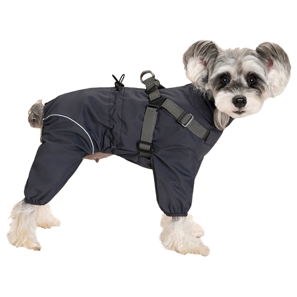 Large Dog Raincoats Rainproofed Hooded Raincoats Dog Versatiles Dog ...