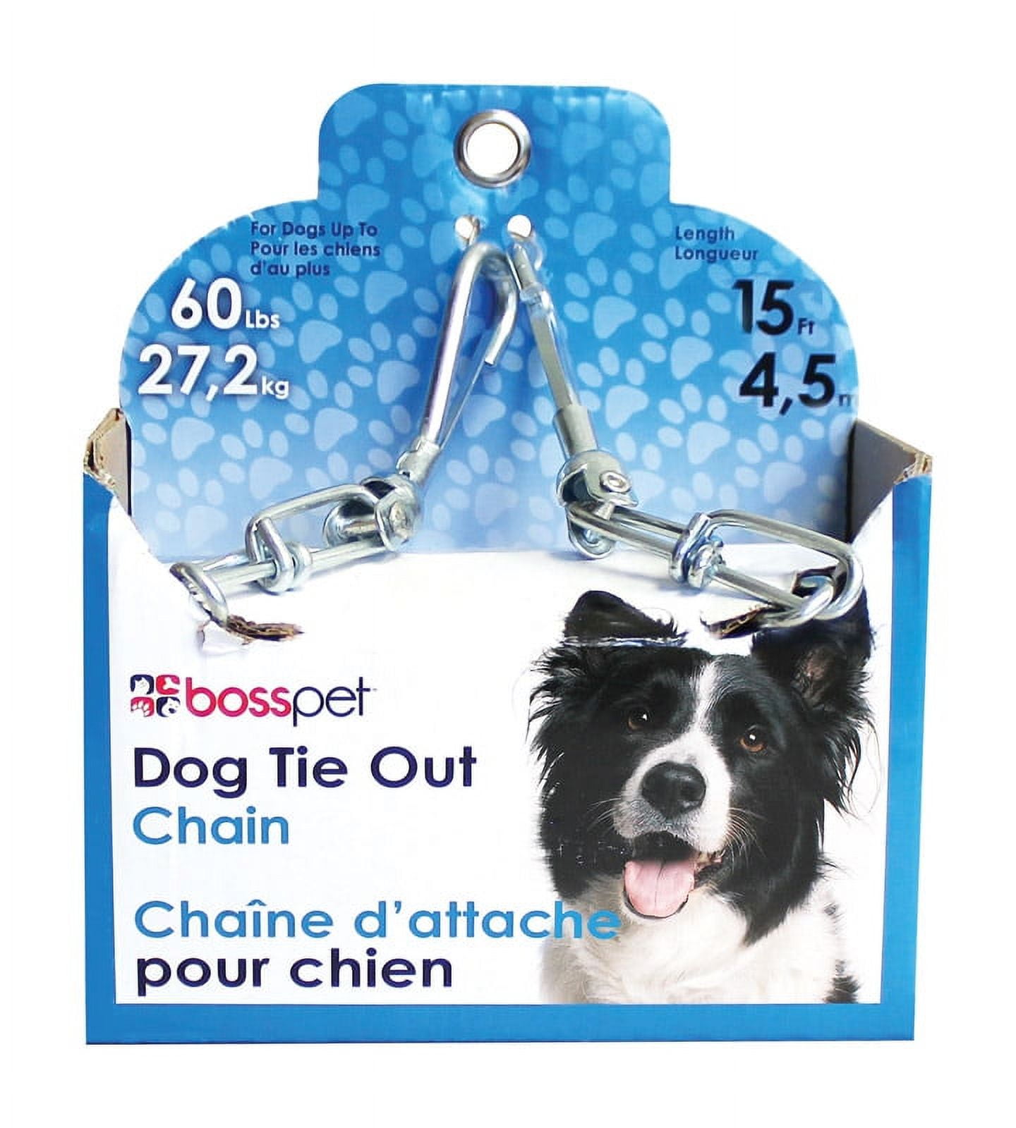 CHAIN DOG TIE OUT 15' (Pack of 1) - Walmart.com