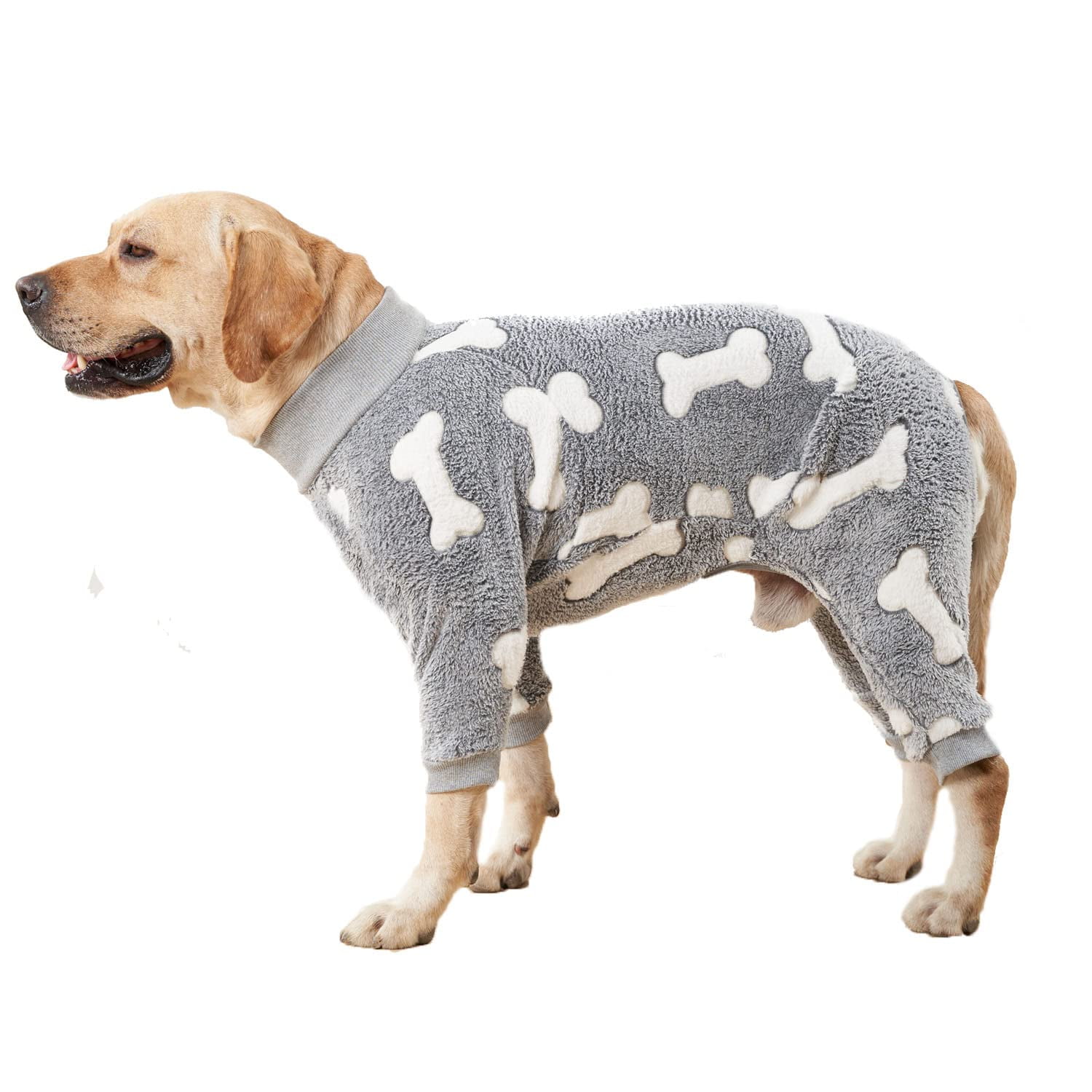 Large Dog Warm Jumpsuit, Winter Dog Pajamas, Dog Cold Weather Coat ...