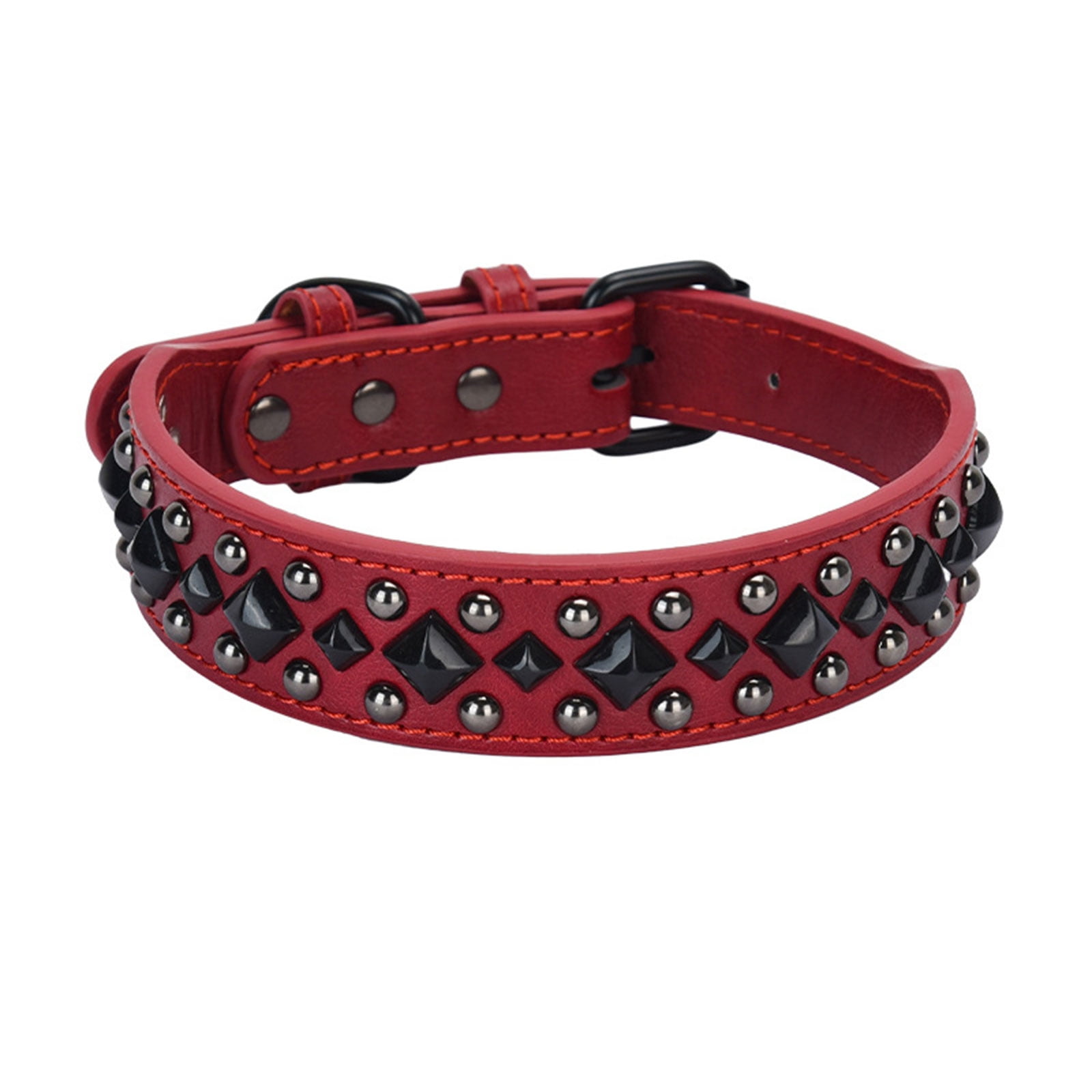 Large Dogs Choke Training Collar Leather Dog Collar Soft Large Breeds ...