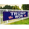 Large Donald Trump Won 2024 Banner Flag Outdoor,Trump Take American ...