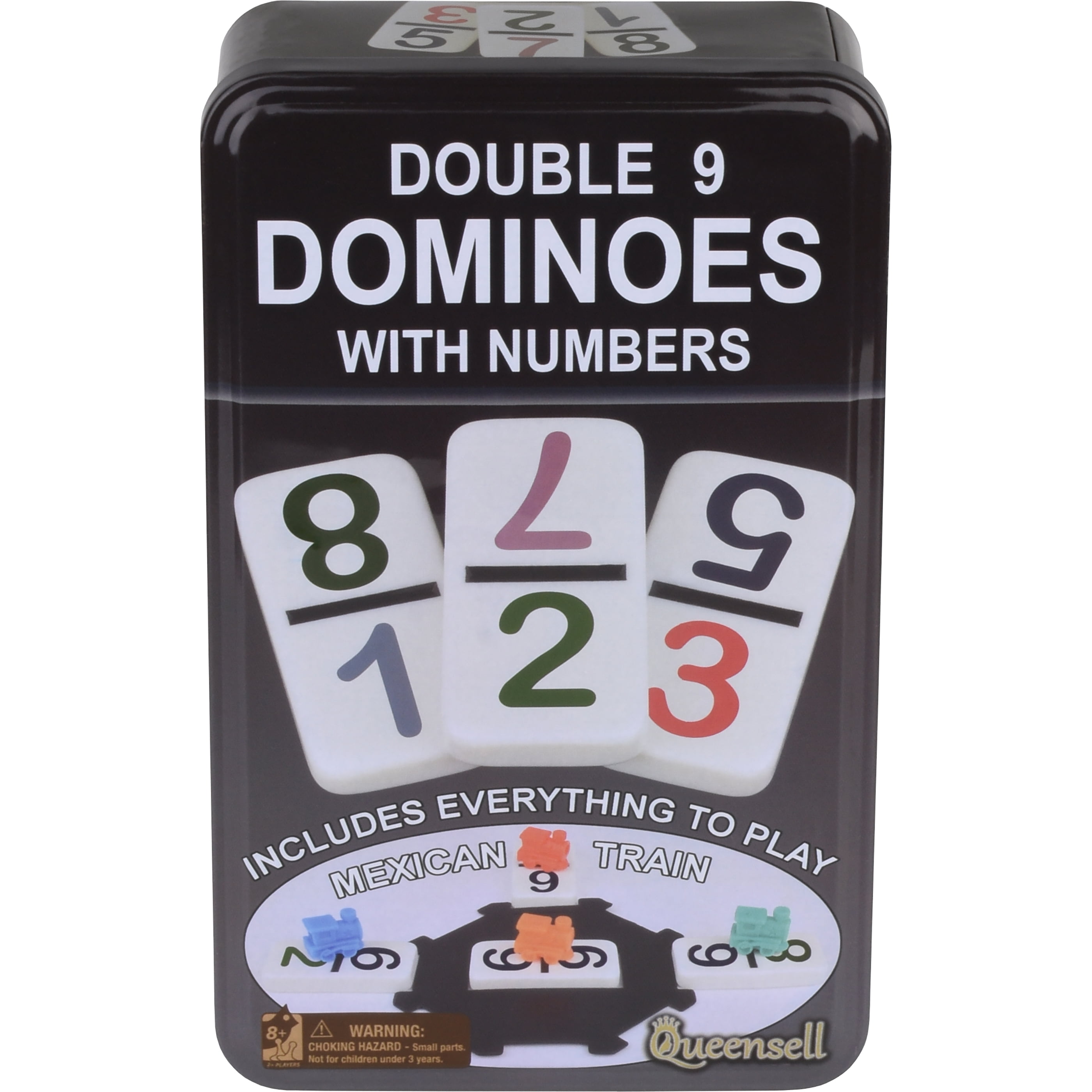 Large Double Nine Dominoes Set - Mexican Train Dominoes Set - Double 9 ...