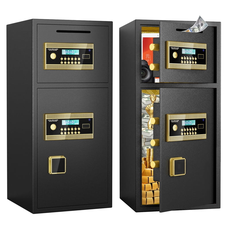 Large Double-door Coin-operated Safe,Digital Security Safe with ...