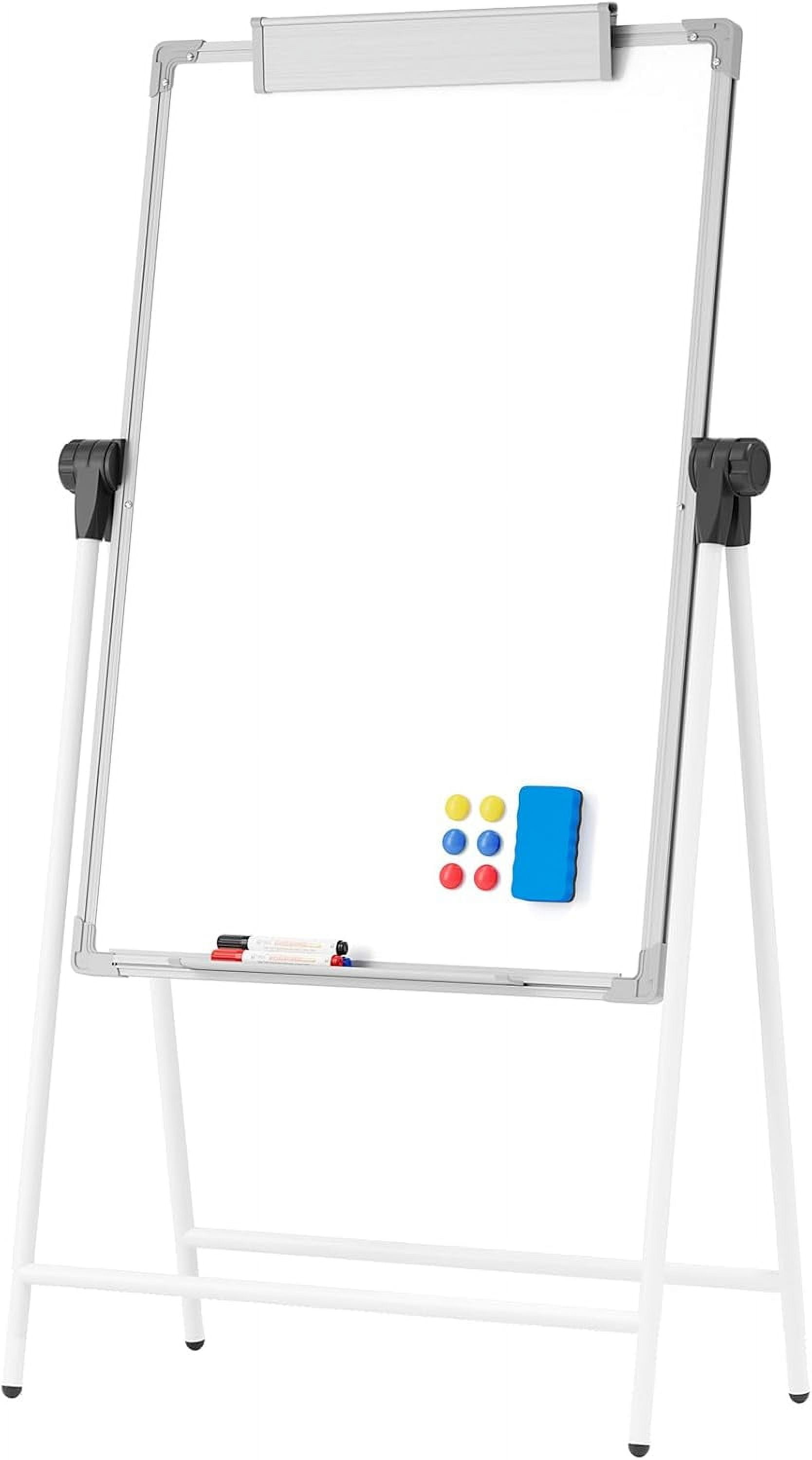 Large Doubole Sided White Board with Stands, 36" x 24" A-Stand Dry ...