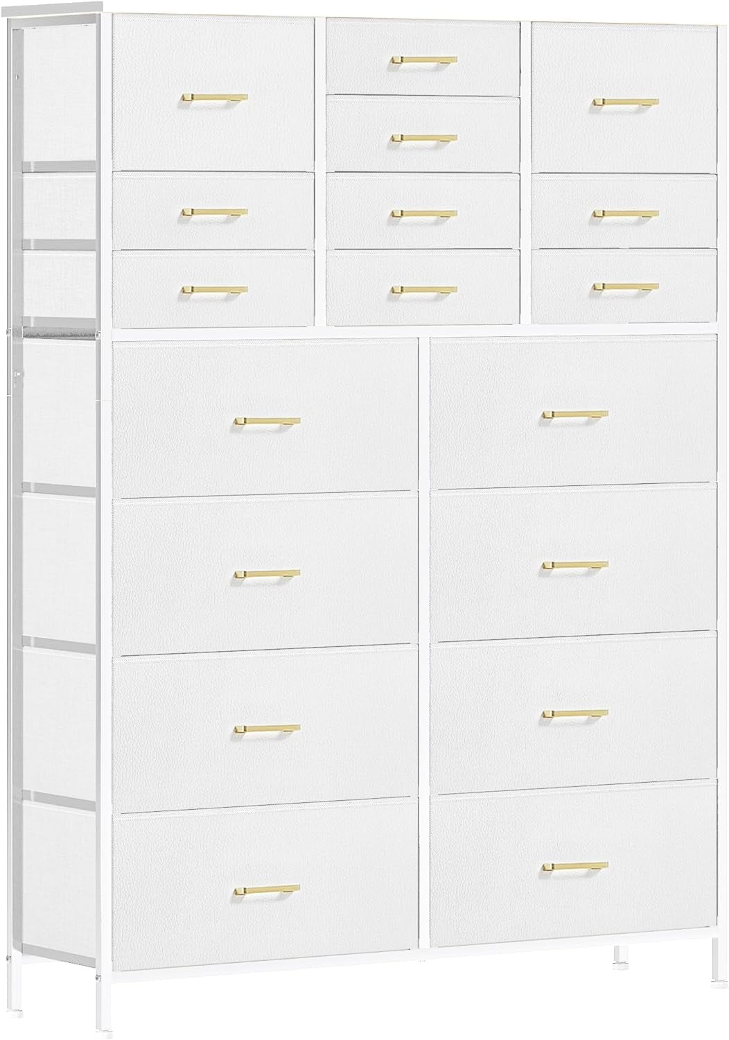 Large Dresser for Bedroom with 18 Drawers, Tall Fabric Storage Cabinet ...