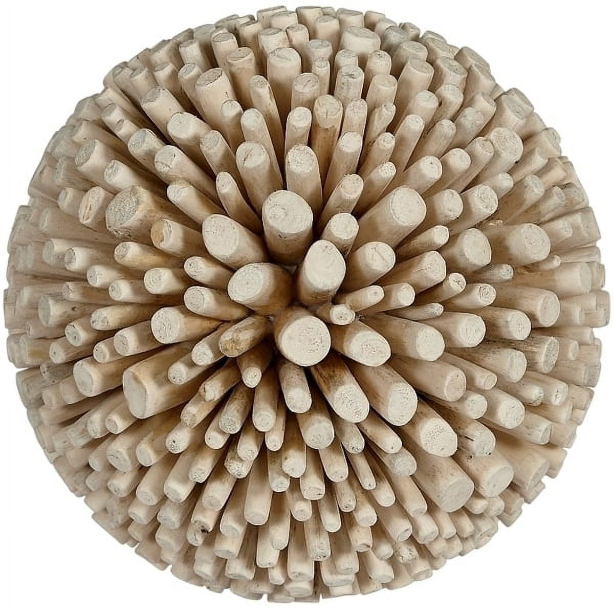 Large Driftwood Ball Orb Decorative Sphere Table Top Centerpiece 10 ...