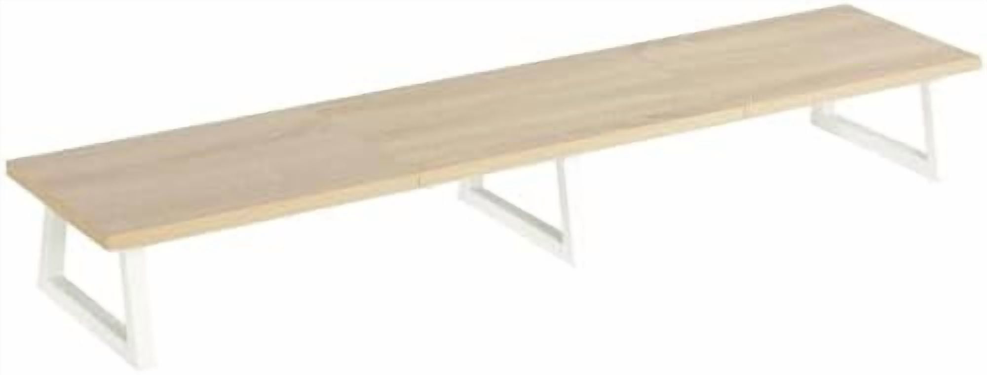 Large Dual Monitor Riser - Wood & Steel Desk Organization - Maple, 42 ...