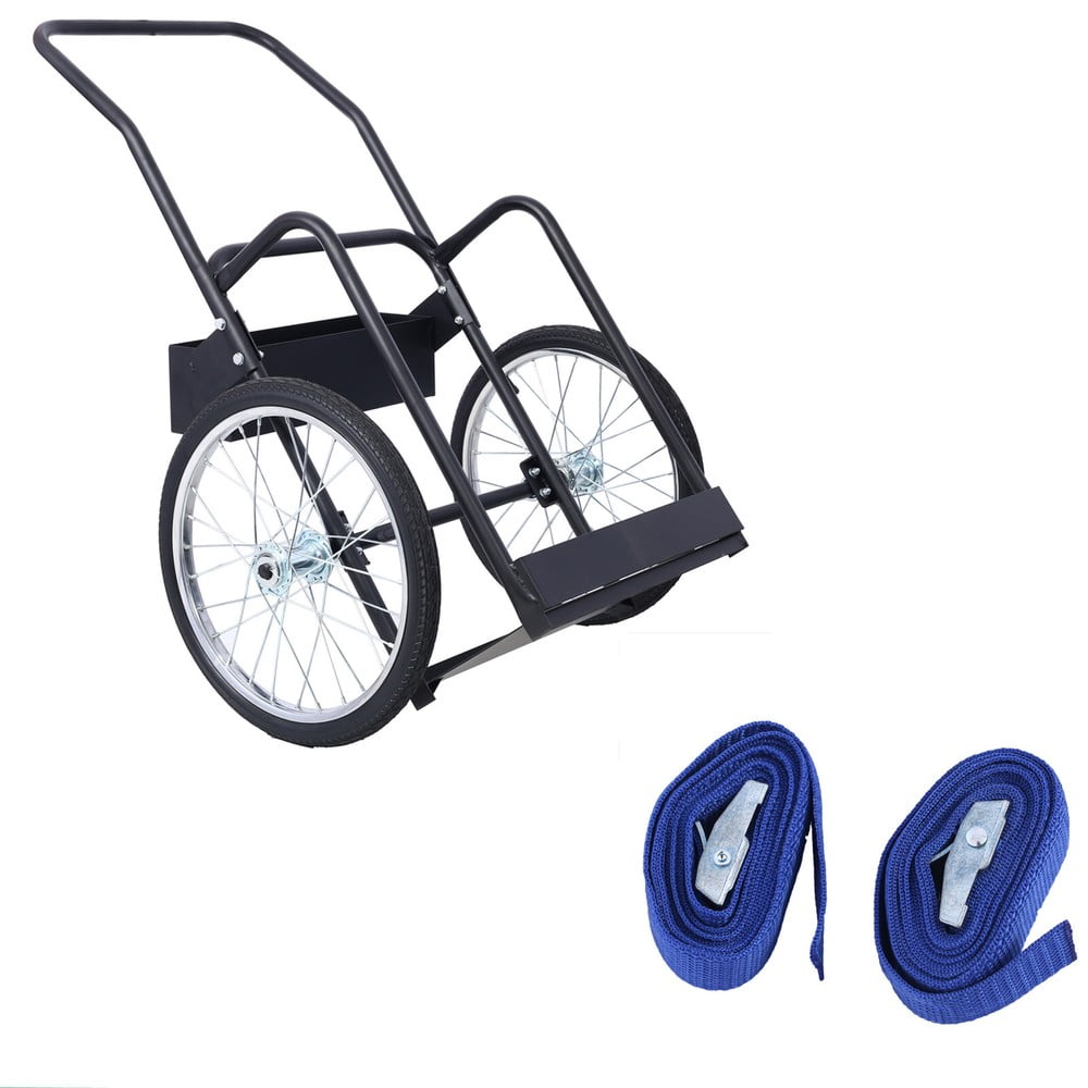 Large Dual Oxygen Tank Cart Dolly Double Cylinder Cart with 20 ...
