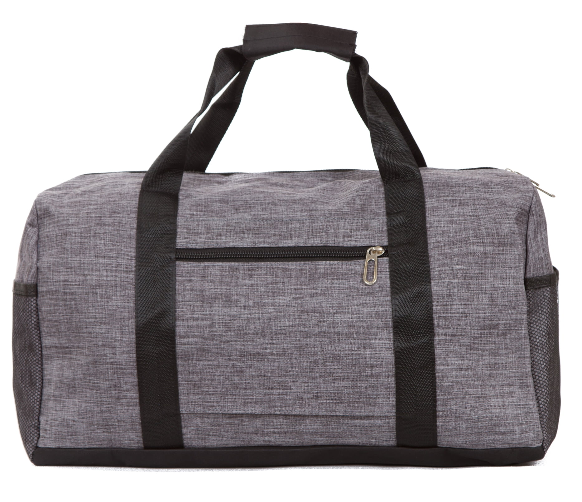 Large Duffle Bag, Heathered Fabric Weekender Bag, Unisex Duffel ...