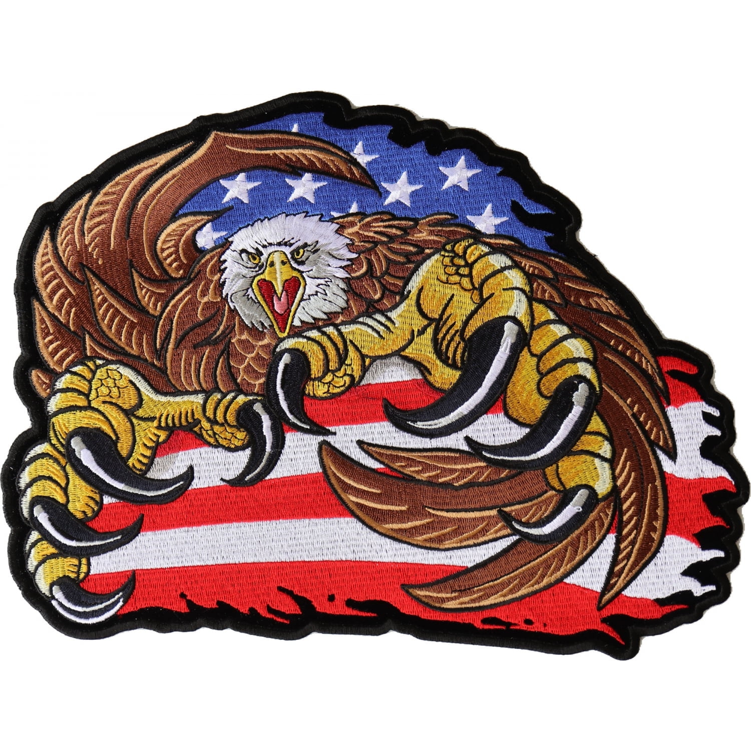 Large Iron-On Eagle Back Patch for Clothes, Not for Nylon or Leather ...