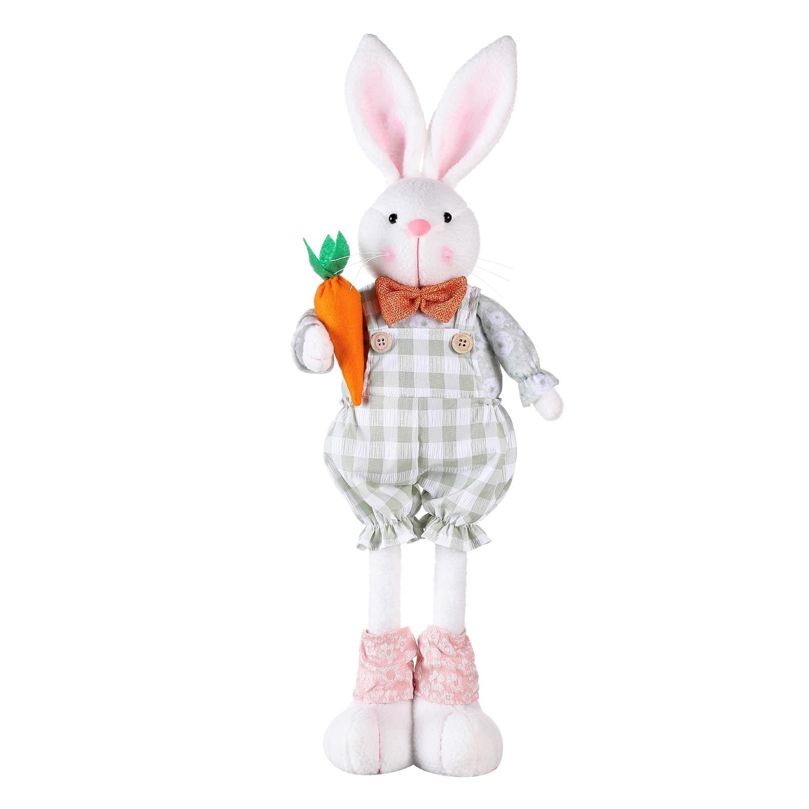 Large Easter Bunny Plush Decoration Standing Rabbit Stuffed W ...