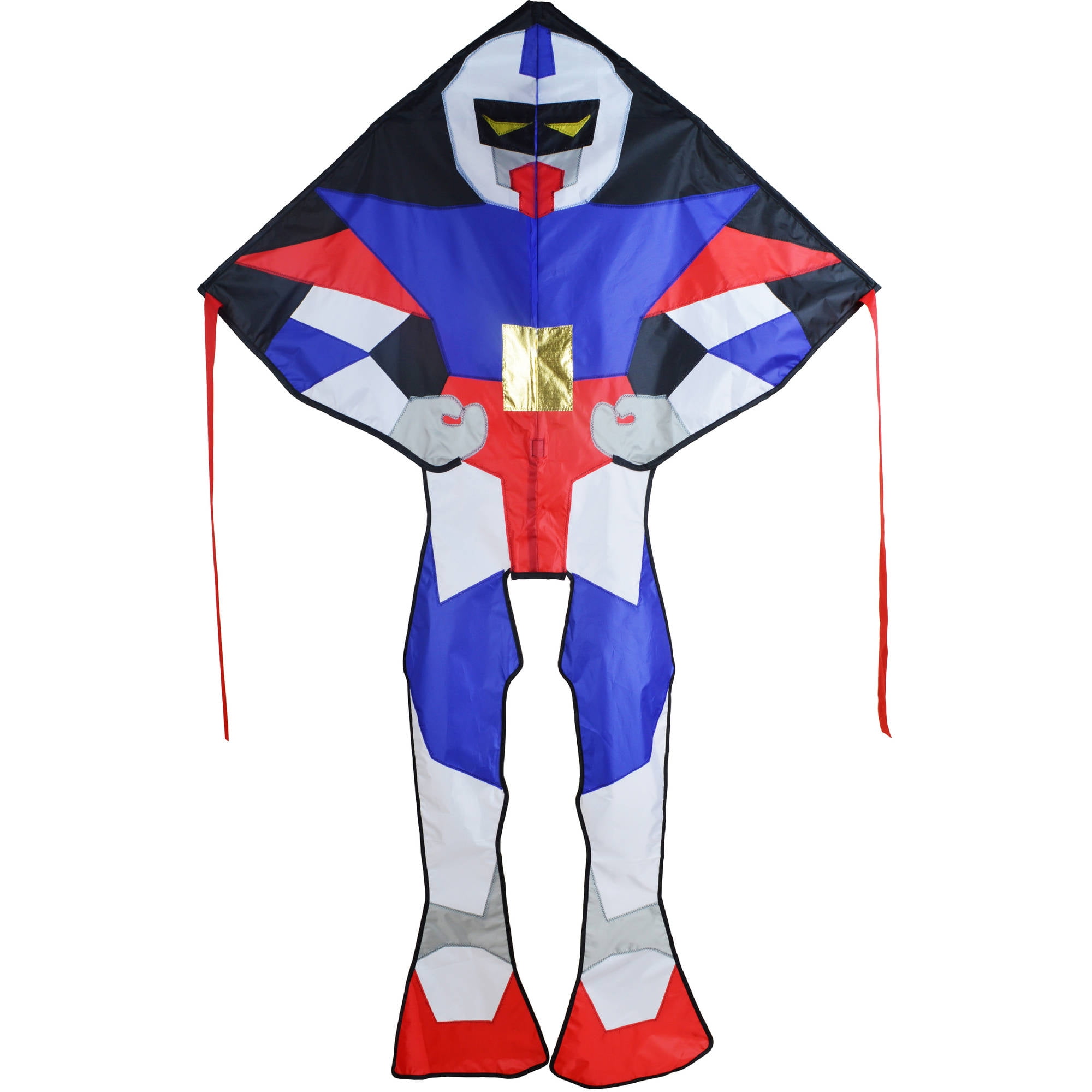 Large Easy Flyer Kite - Super Bot - Walmart.com