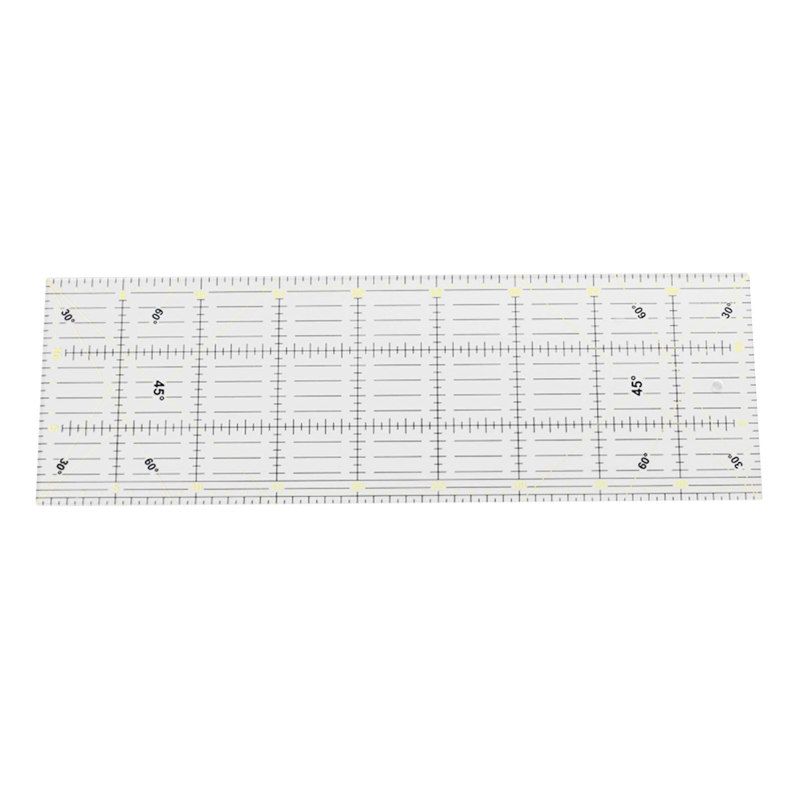Large Easy Patchwork and Quilting Rulers Thick Grid Cutting Template ...