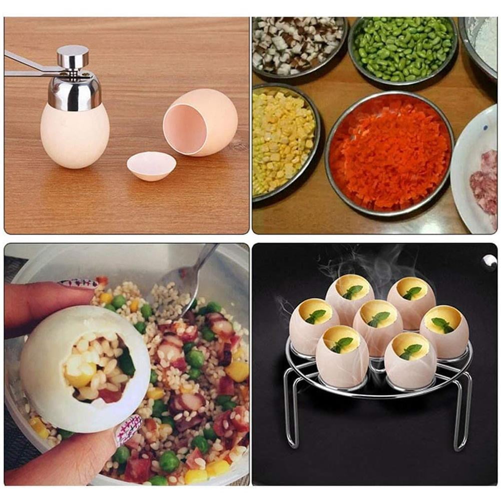 Large Egg Opener Stainless Steel Egg Opener Creative Egg Shell Opener ...