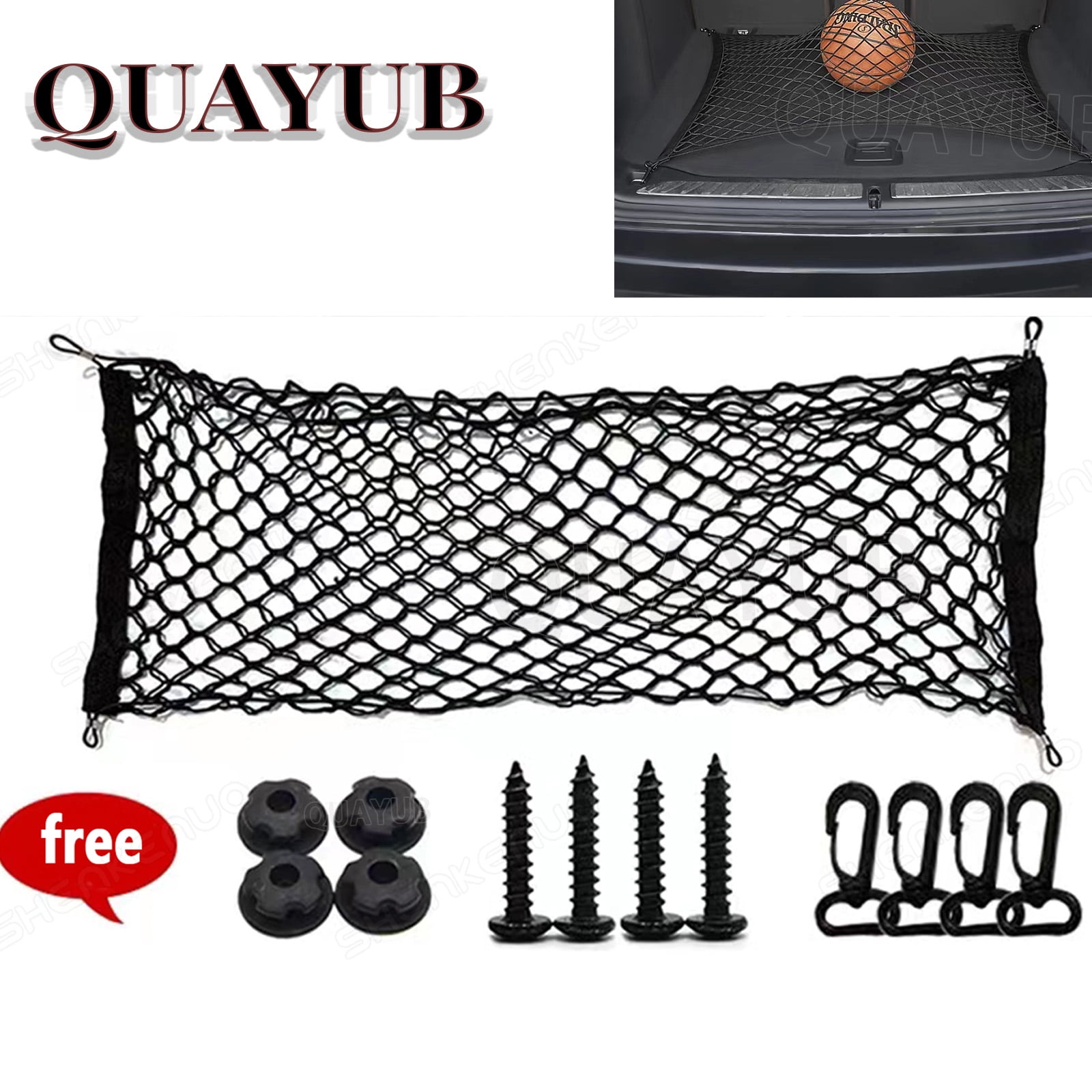 Large Elastic Car Boot Mesh Net Cargo Storage Organiser Tidy for Van ...