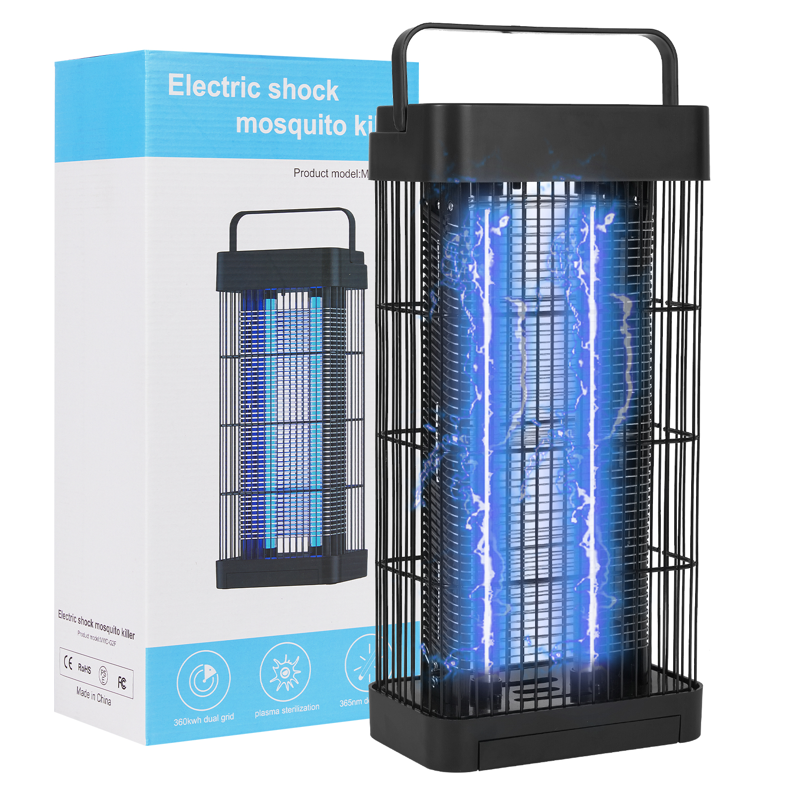 Large Electric Indoor Insect Killer 20w Powerful Mosquito Zapper ...