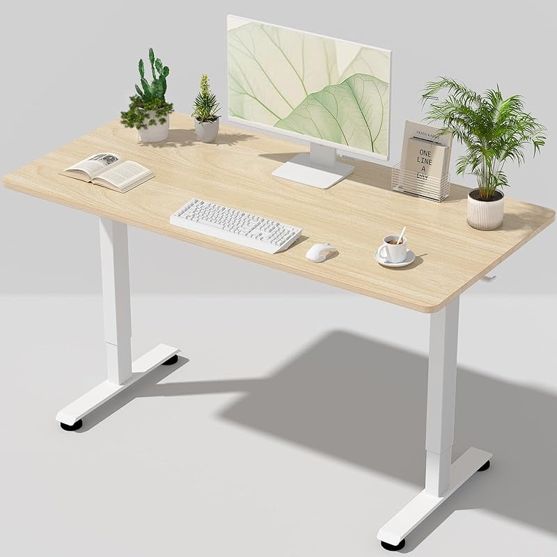 Large Electric Standing Desk, Heights Adjustable, Sit to Stand Up, Work ...