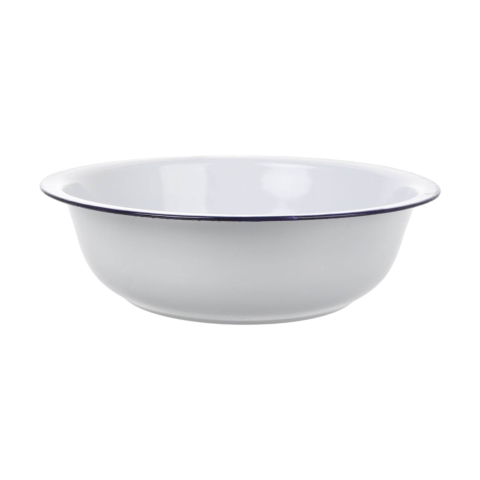 Large Enamel Basin Vintage Enamel Mixing Bowl Kitchen Enamelware Dishes ...