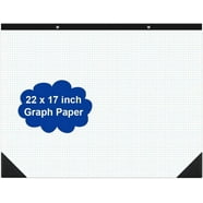 AUKSales TOP Sturdy Graph Desk Pad (Pack of 1), 22"x17", 1/4 Quad Grid ...