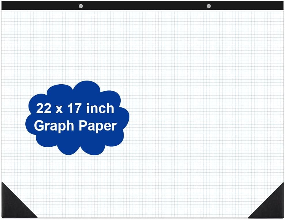 Large Engineering Graph Paper Grid Paper, Blue Grid Paper Pad Giant ...