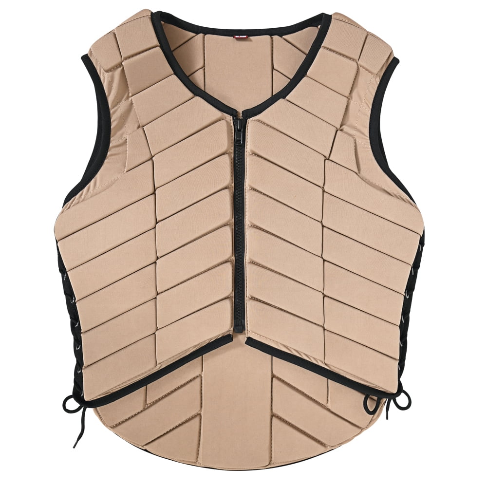 Large Equestrian Horse Vest Safety Protective Adult Eventing Tan ...