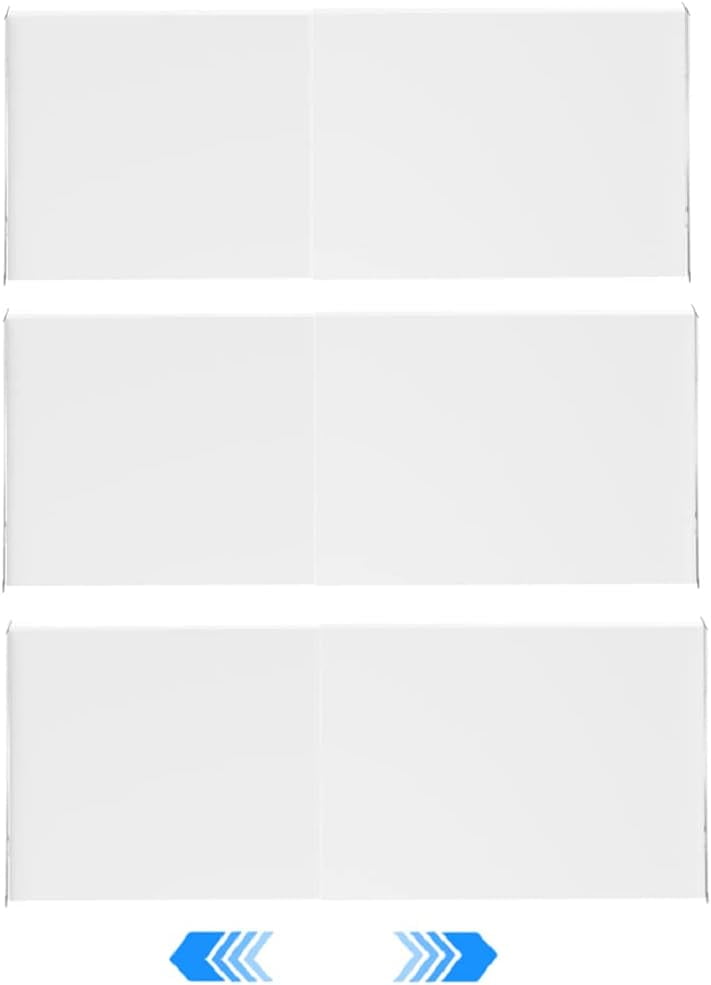 Large Expandable Closet Storage Shelves with Seamless Sticker, 15.8 ...